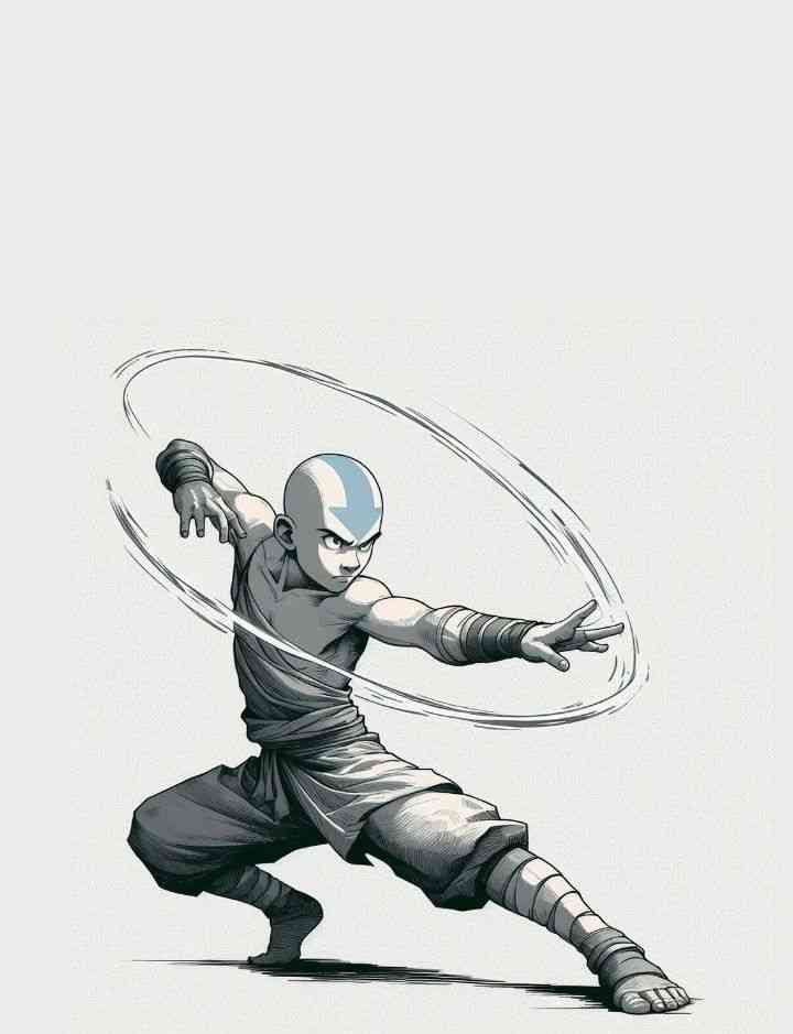 Avatar Aang Airbending Wallpaper - MirrorLog.com