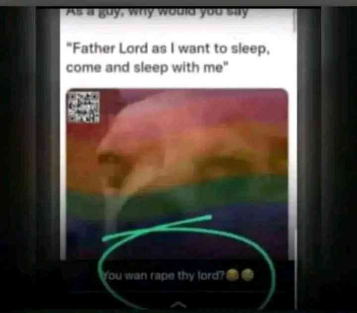 Do you wanna rape the lord ??? - MirrorLog.com