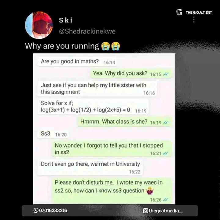 Mathematics whyyyy 💔😂😂😂 - MirrorLog.com