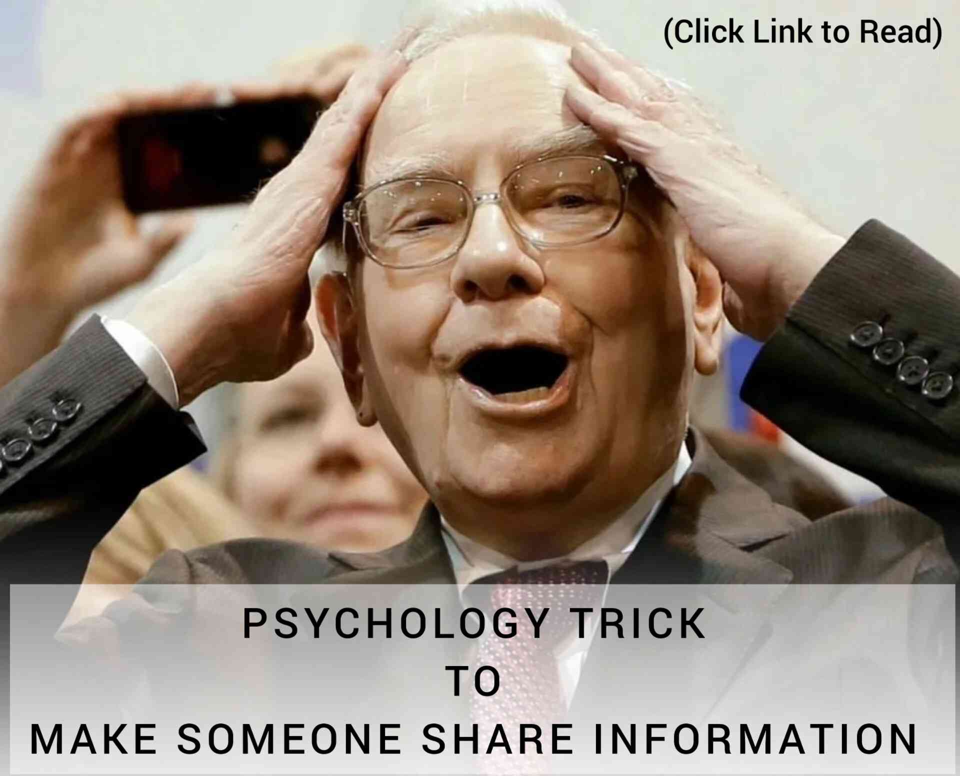 Mind bending psychology trick to make someone share information - MirrorLog.com