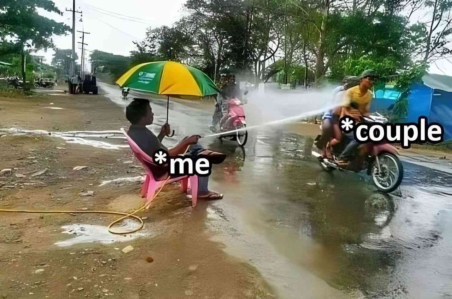 Me when I see couples 😏😠😠 - MirrorLog.com